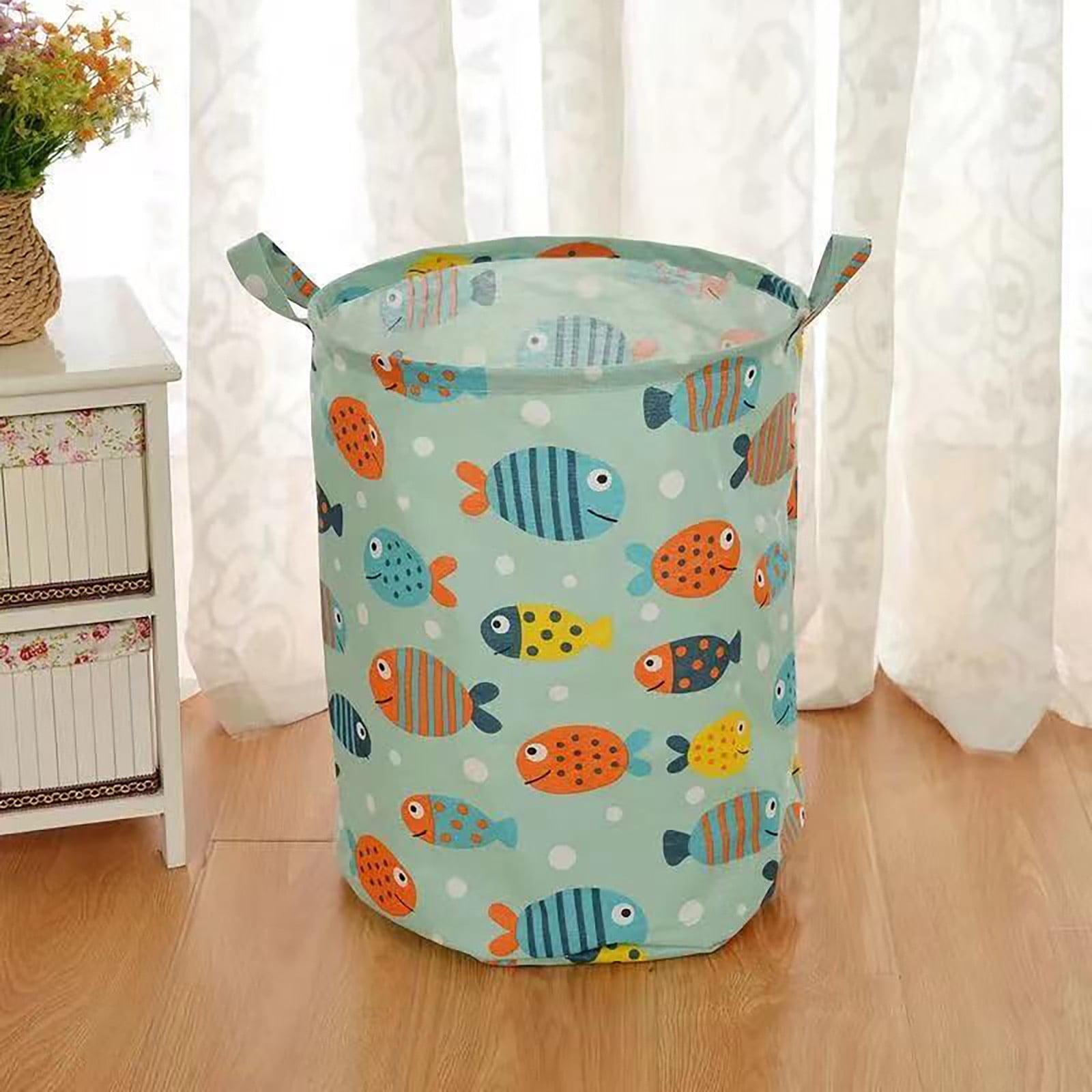 Up to 60% off！ Bifavgk Laundry Hamper With Handles Collapsible Canvas ...