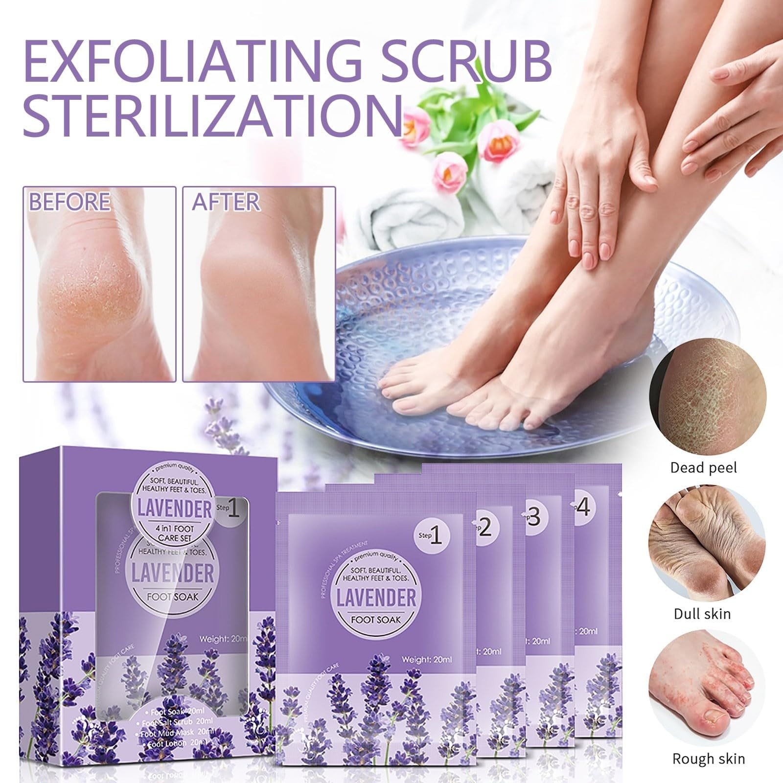 60% off Sale! WEANT Set Foot Kit Pedicure Foot Re-pair Spa Products At ...