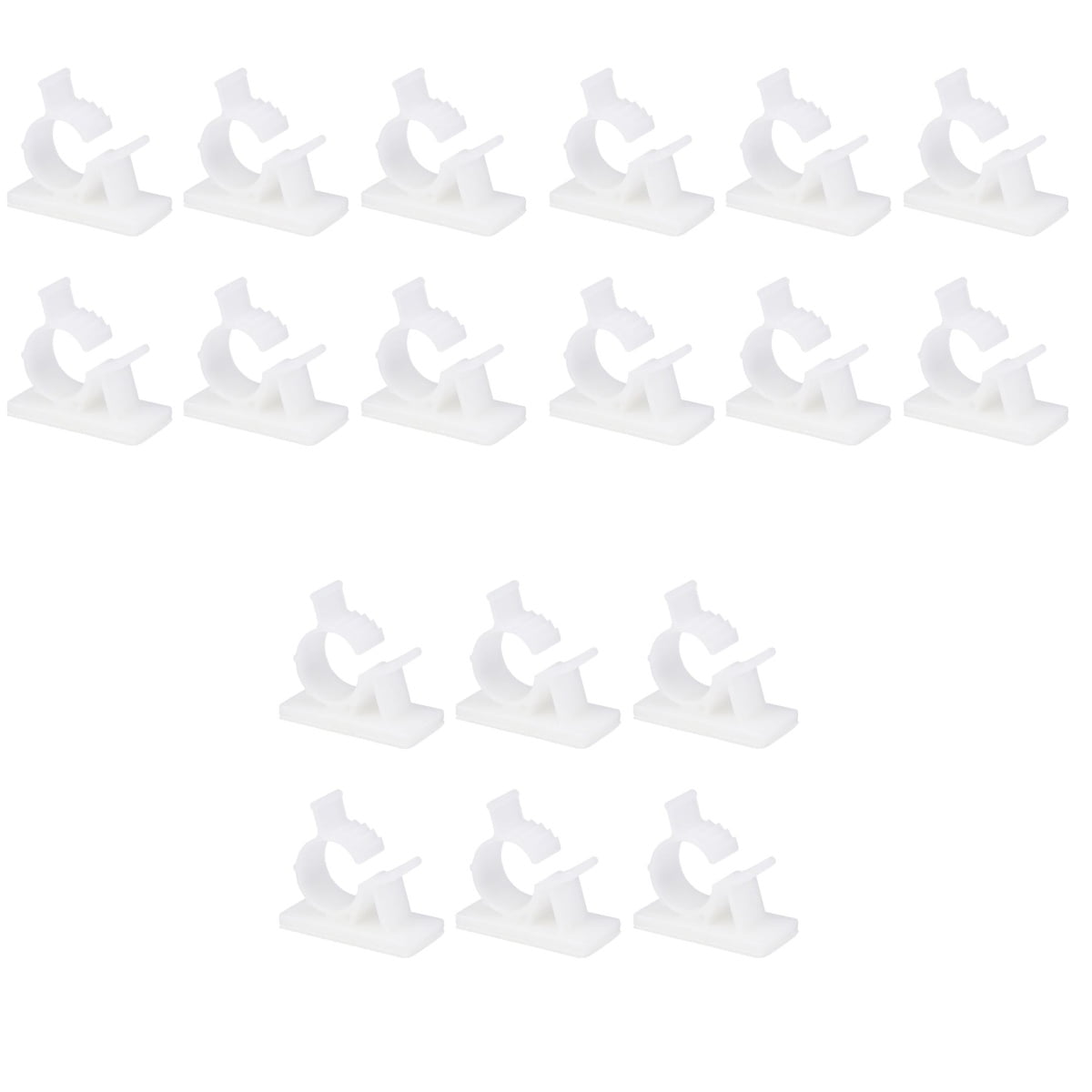 60 pcs Adjustable Cable Clips Self Adhesive Wire Fixed Clips Cord Cable ...