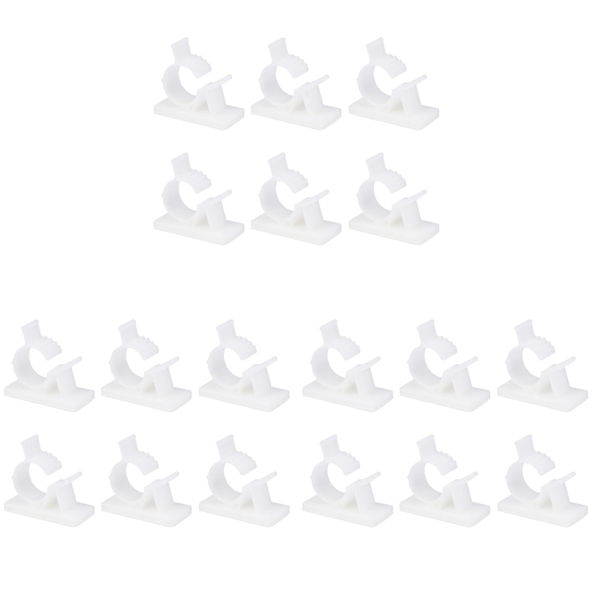 60 pcs Adjustable Cable Clips Self Adhesive Wire Fixed Clips Cord Cable ...