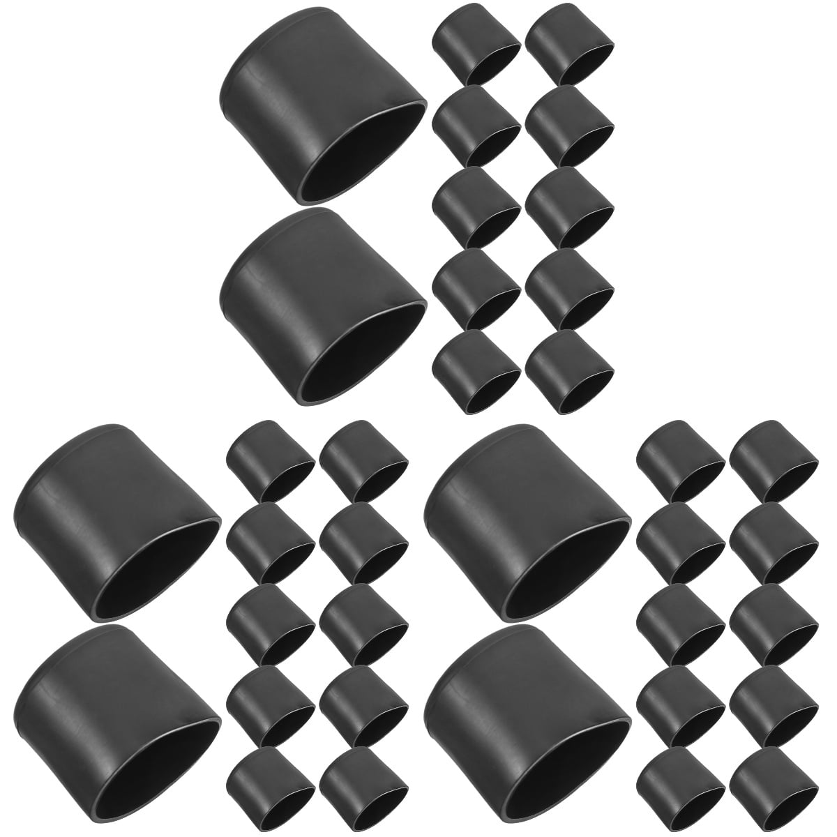 60 pcs Chair Leg Floor Protector Furniture Leg Protector 25mm Table Leg ...