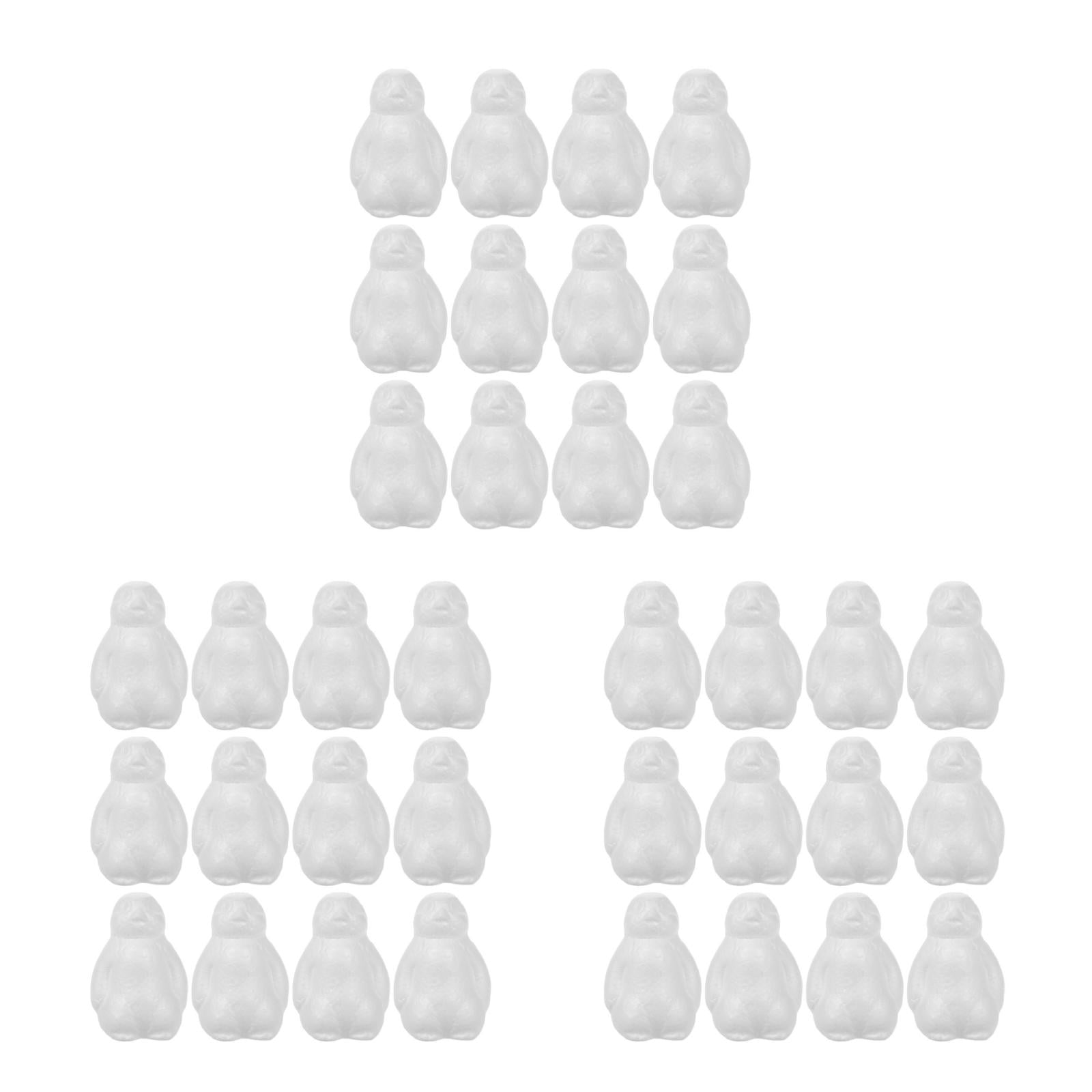 60 pcs Foam Shapes For Diy Craft Projects Penguin Simulation Model ...