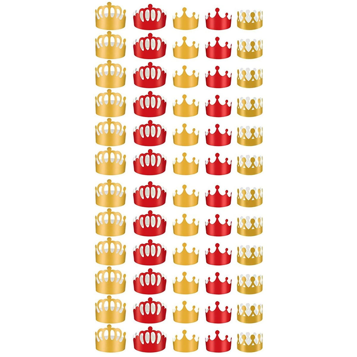 60 pcs Paper Crowns Paper Party Crown Hat for Birthday Baby Shower ...