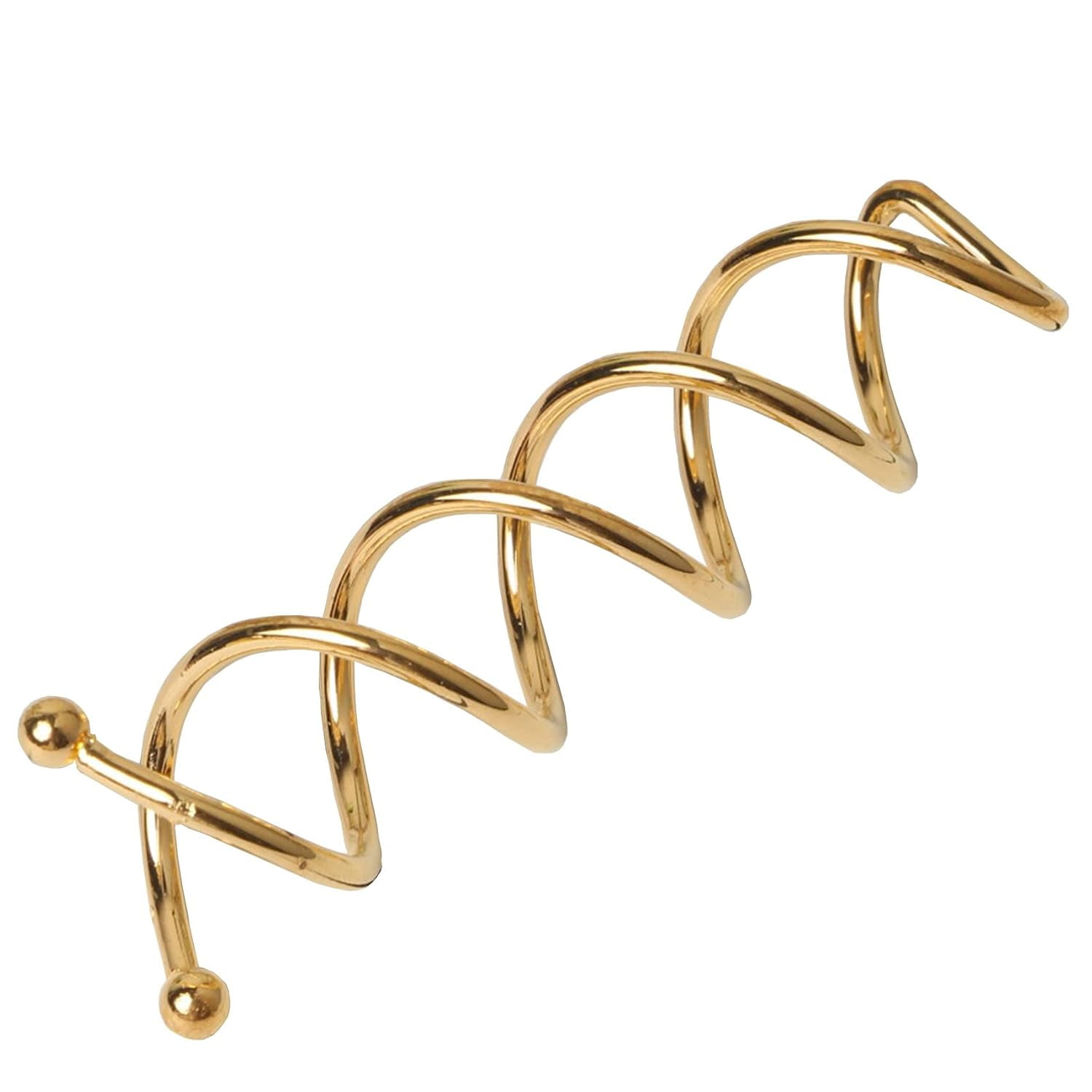 60 pcs Simple Style Spiral Twist Bud Head Tool Mini Spin Pins Hair ...