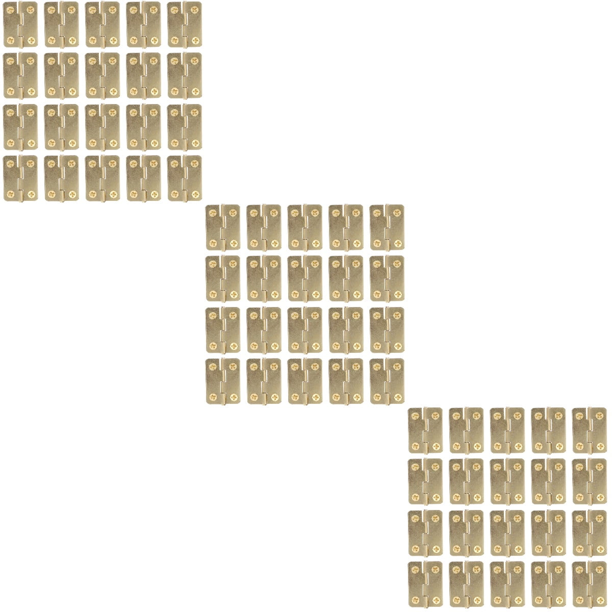 60 pcs Small Hinge Bird House Hinge Iron Folding Hinge Replacement ...