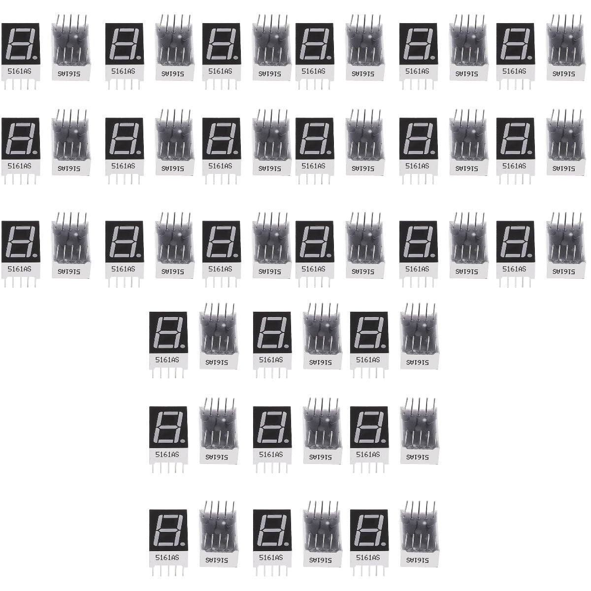 60 pcs Tube Display Modules LED Segment Display Drive Tube Clock ...