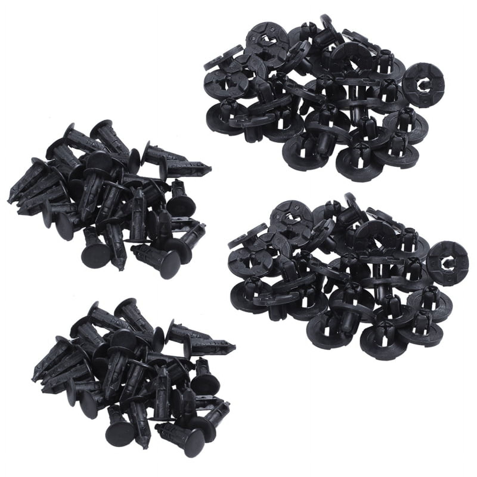 60 pieces Plastic Parts 8 mm Bumper Rivet Clip Closure - Walmart.com