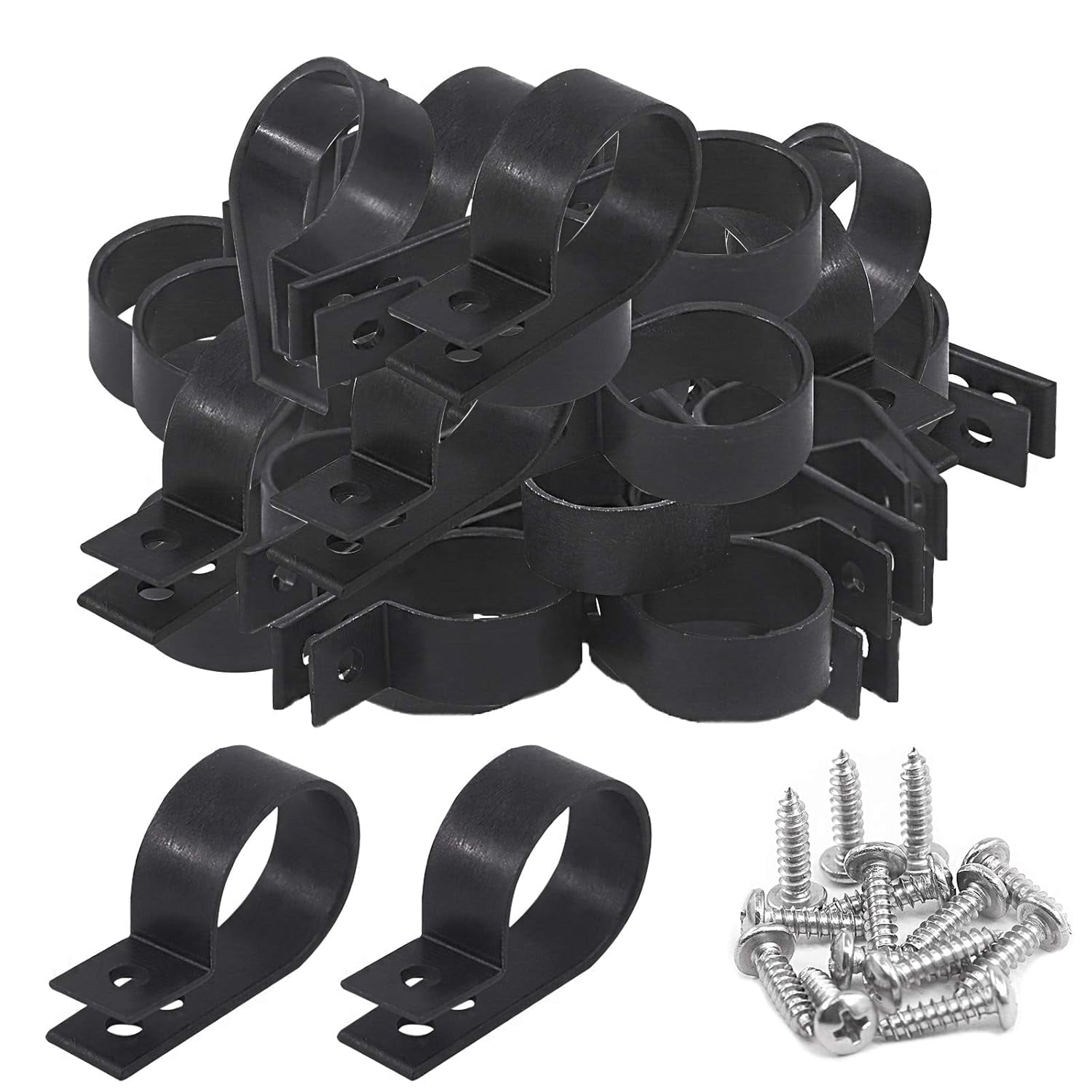 60 pieces of black nylon cable ties, nylon plastic type cable tie with ...