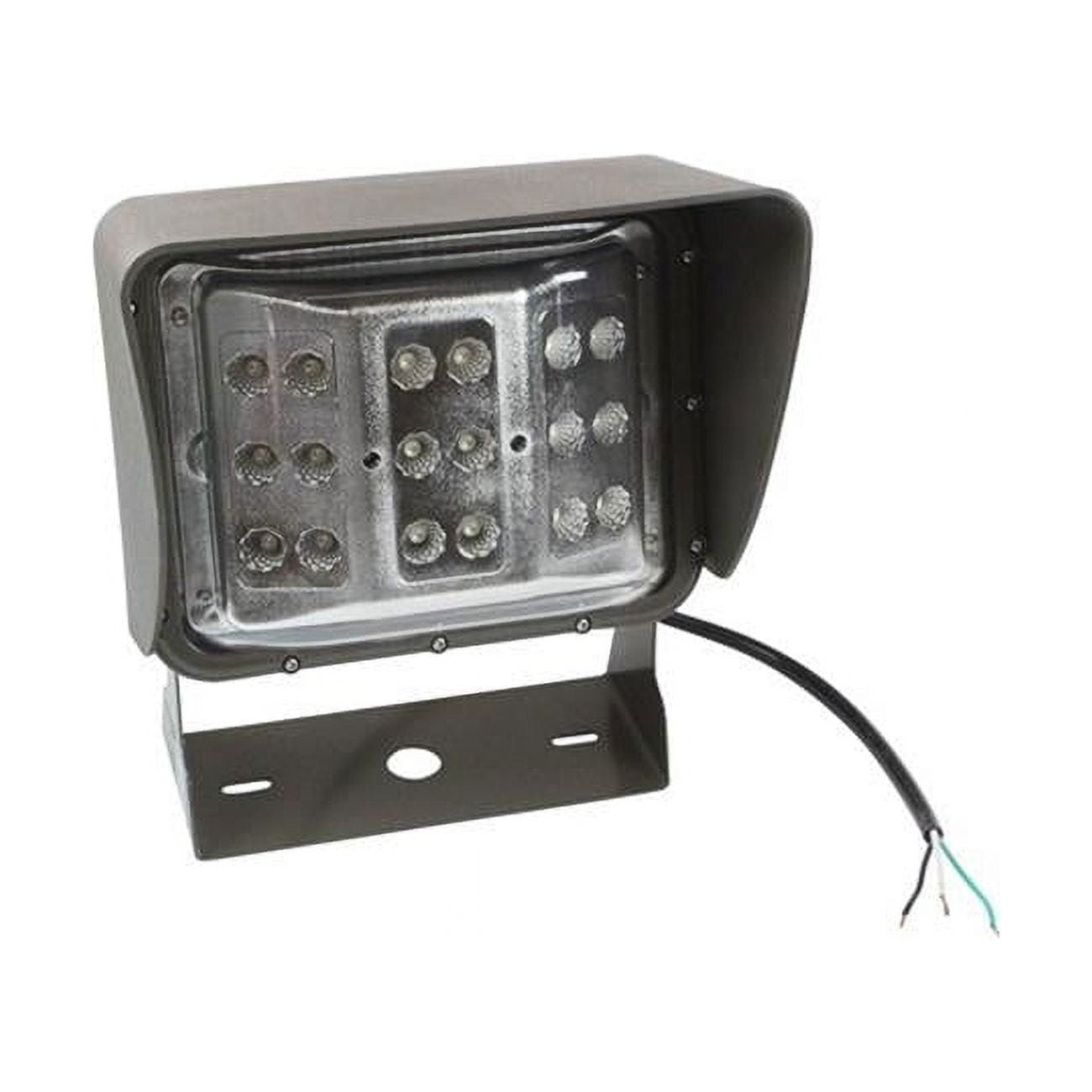 60 watt Colored LED Wall Pack Light, Wide Flood Beam, U Bracket Mount ...