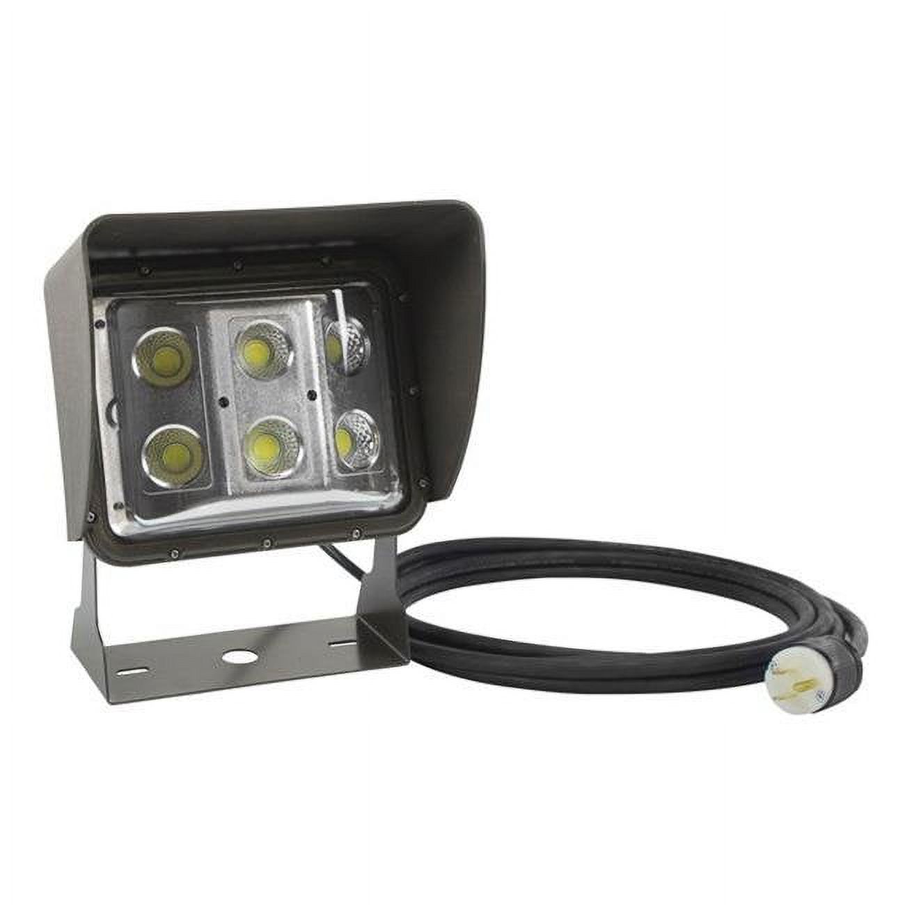 60 watt LED Low Profile Wall Pack Light with Glare Shield & 10 ft Cord ...