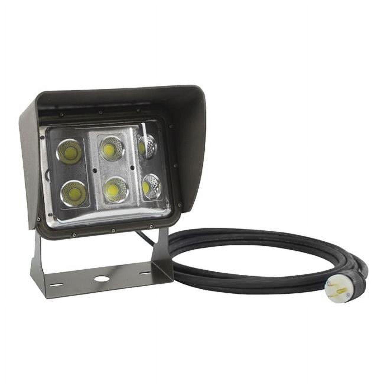 60 watt LED Low Profile Wall Pack Light with Glare Shield & 100 ft ...