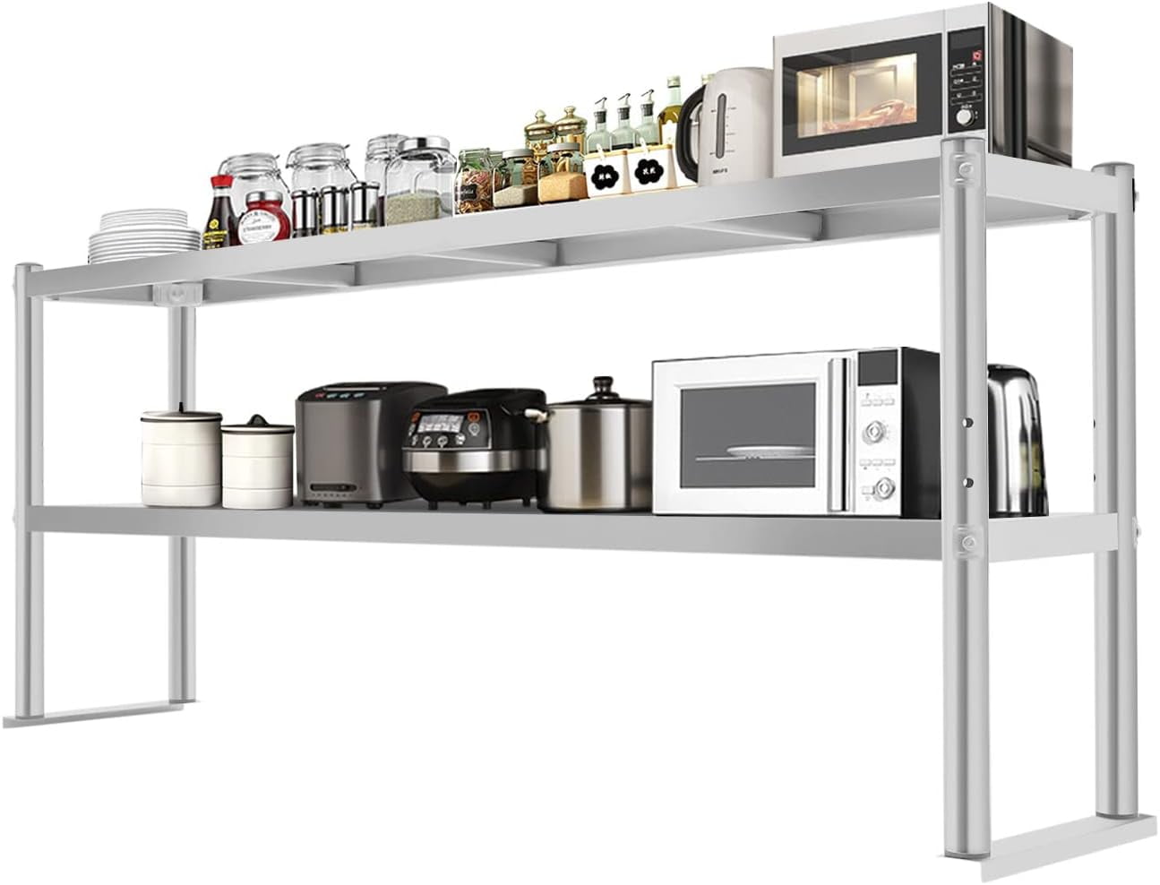 60 x 12 Inch Stainless Steel Work Table Kitchen Prep Table, Commercial ...