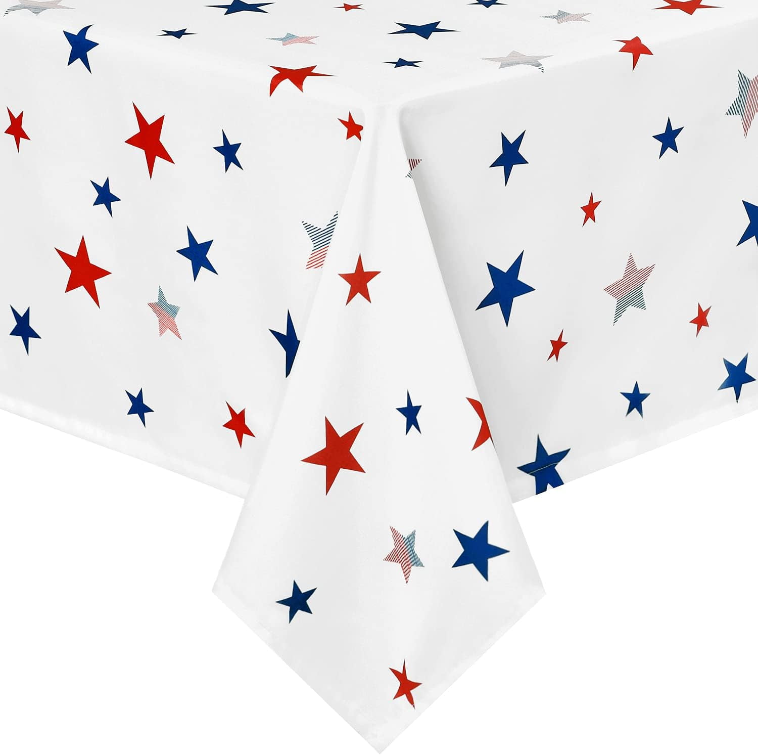 60 x 120 Inch Independence Day Patriotic Tablecloth Rectangle ...
