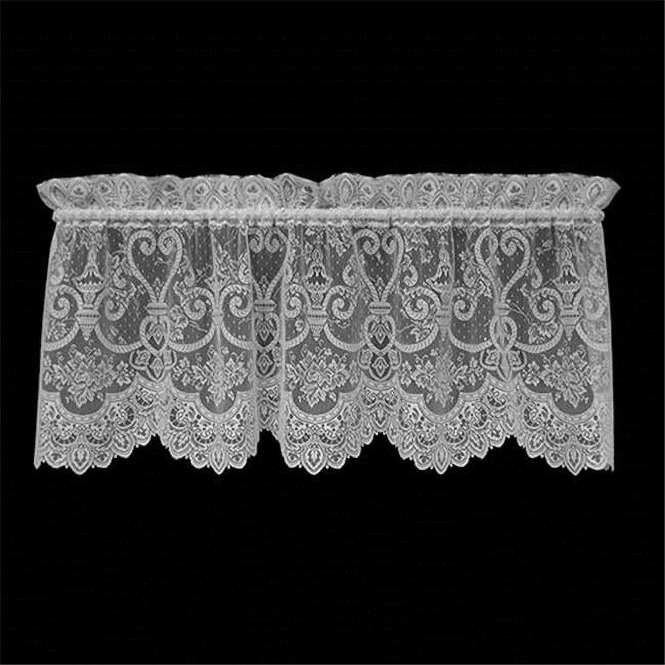 60 x 22 in. English Ivy Valance, Ecru - Walmart.com