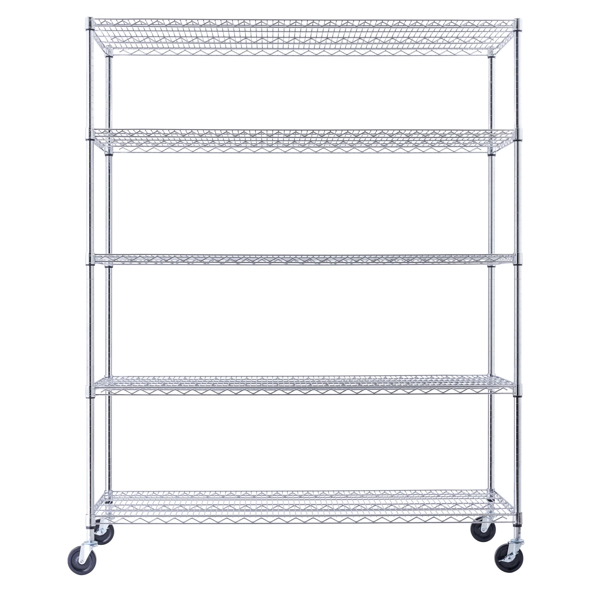 Edsal 36" W x 24" D x 72" H Steel Commercial Shleving Unit, 1250-pound ...