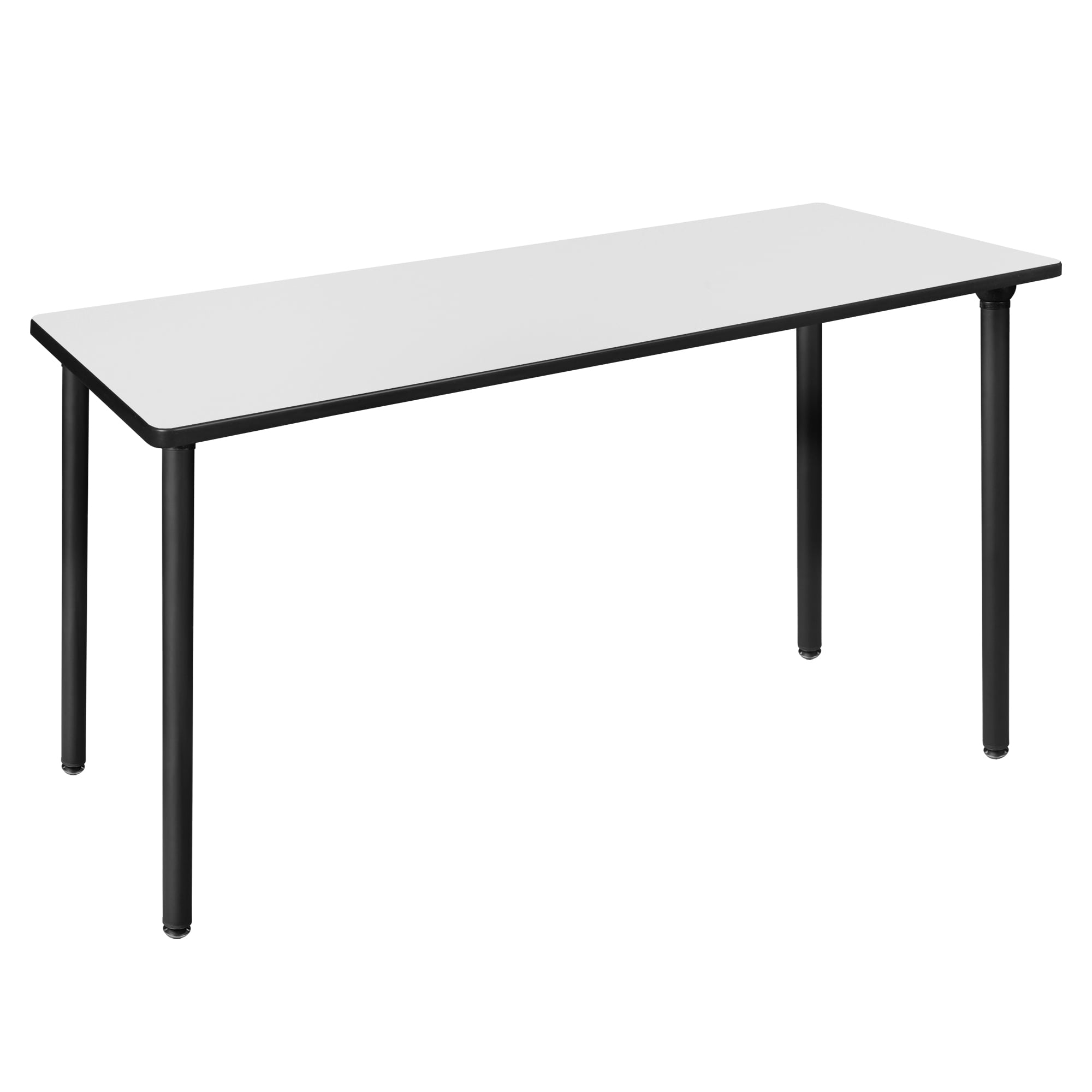 60" x 24" Kee Folding Training Table- White/ Black - Walmart.com