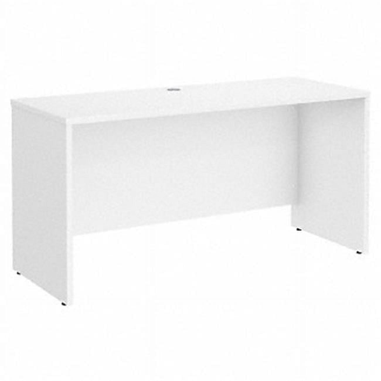 60 x 24 in. Studio C Bow Front Desk - White - Walmart.com