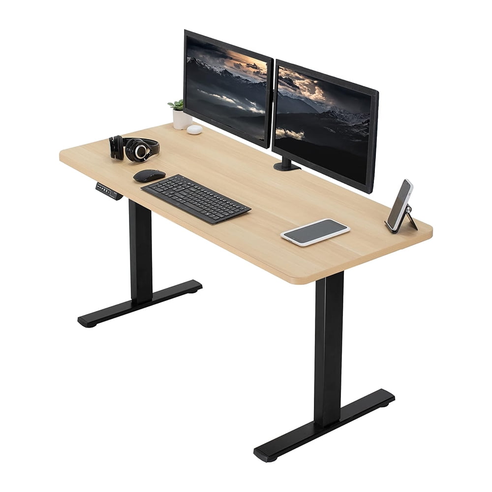 60 x 24 inch Standing Memory Desk, Electric Adjustable Workstation with ...