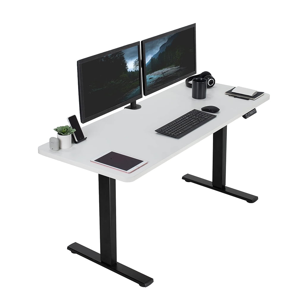 60 x 24 inch Standing Memory Desk, Electric Height Adjustable ...
