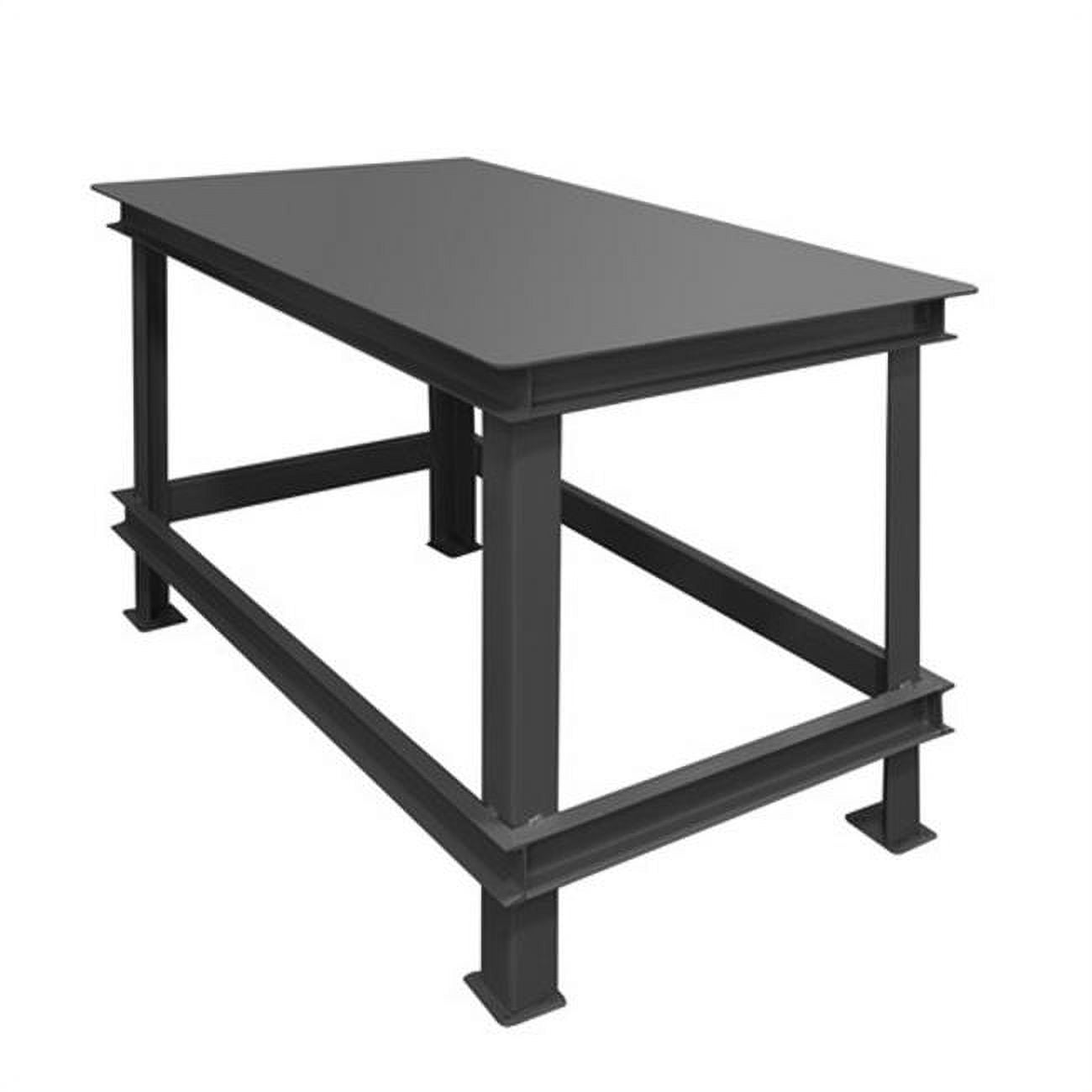 60 x 36 x 34 in. Steel Extra Heavy Duty Machine Table with 1 Shelves ...