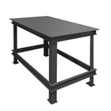 60 x 36 x 34 in. Steel Extra Heavy Duty Machine Table with 1 Shelves ...