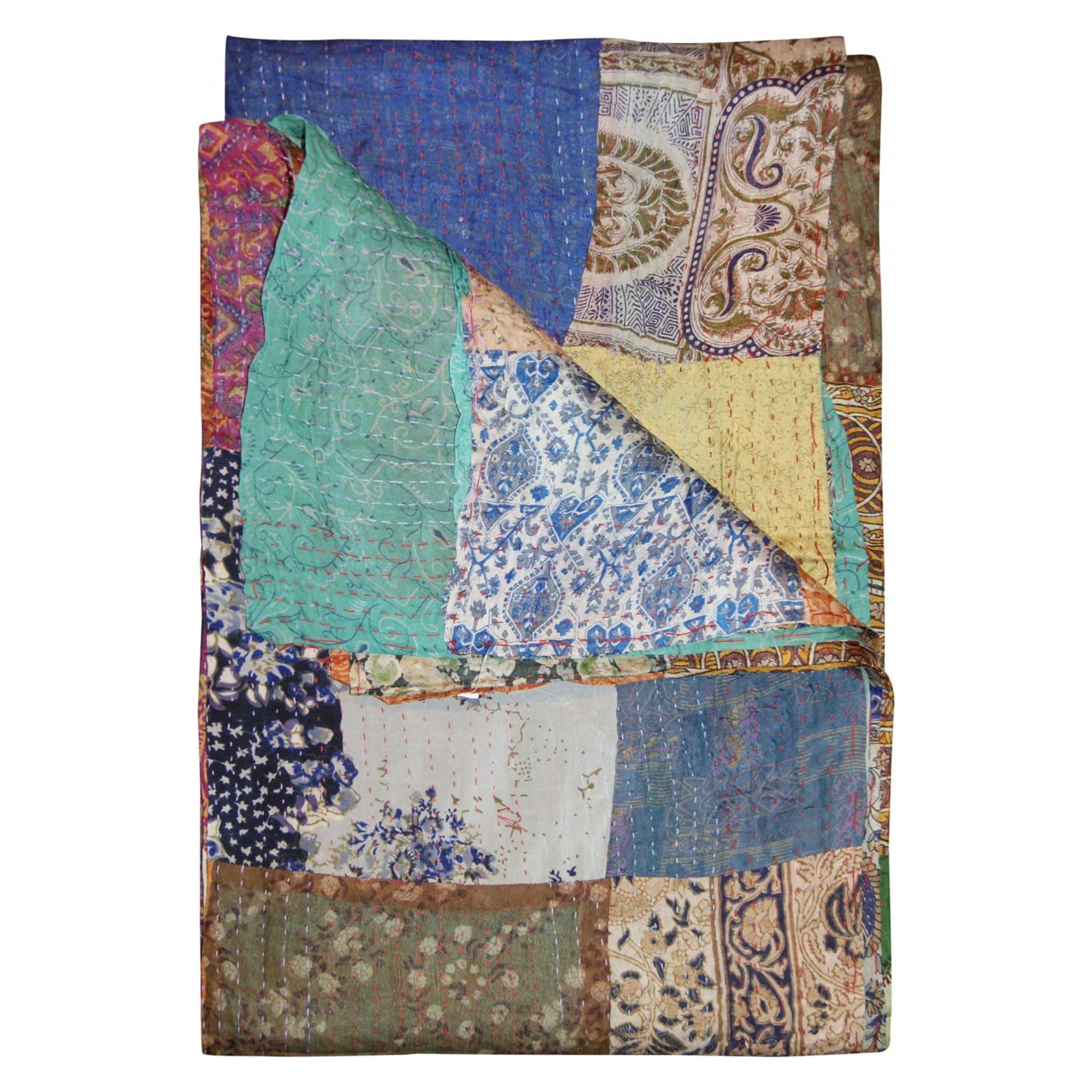 60" x 90" Silk Multicolor Throws - Walmart.com
