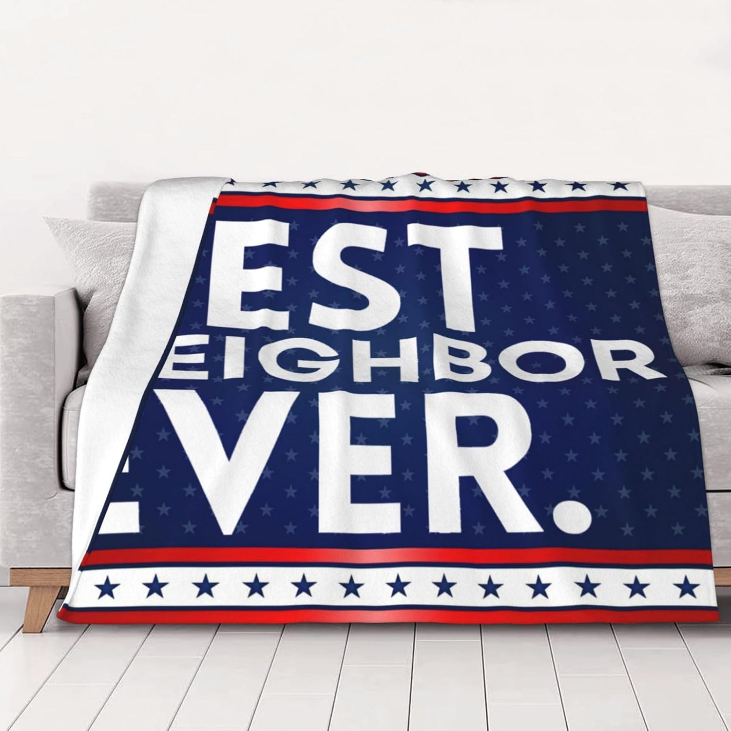 60"x50" Best-Neighbor-Ever-Gifts Blanket Bed Throw Blanket Flannel ...
