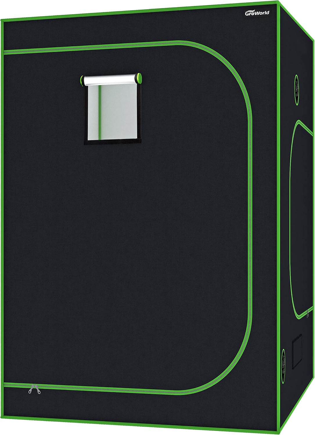 60''x60''x80'' Greenhouse Grow Tent with High Reflective 600D Mylar ...