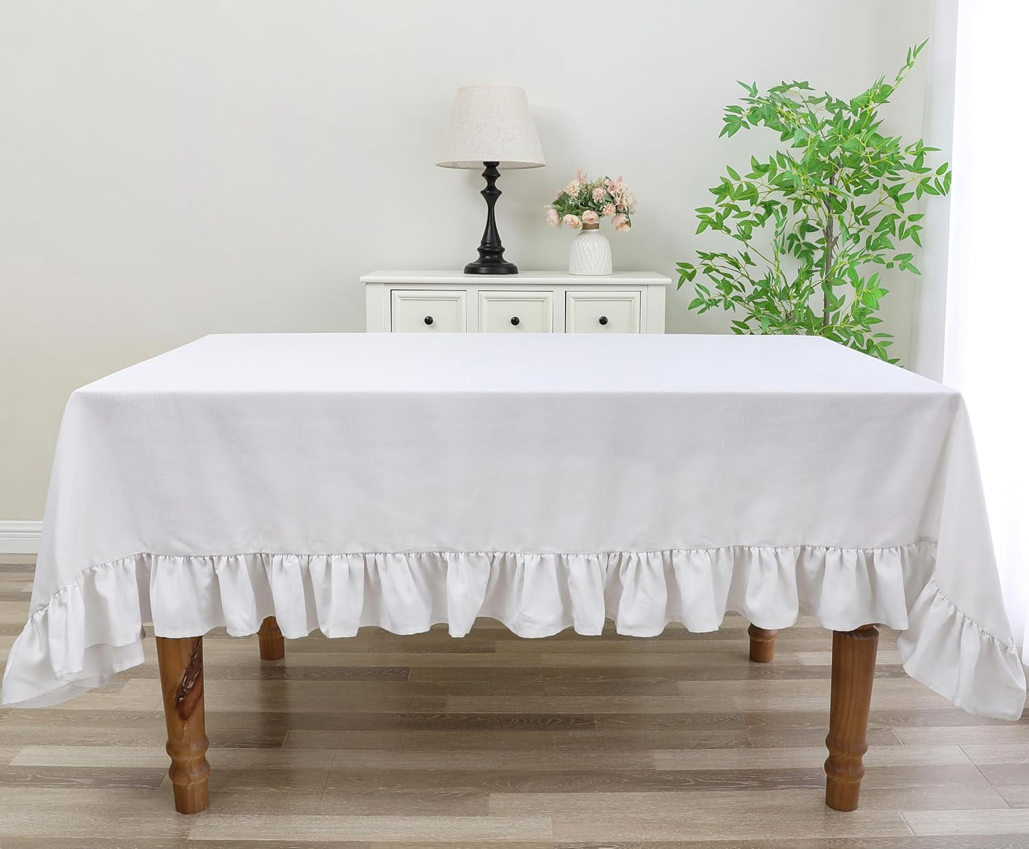 60"x90" Decorator Tablecloth Dining and Banquet Rustic Style Linen ...