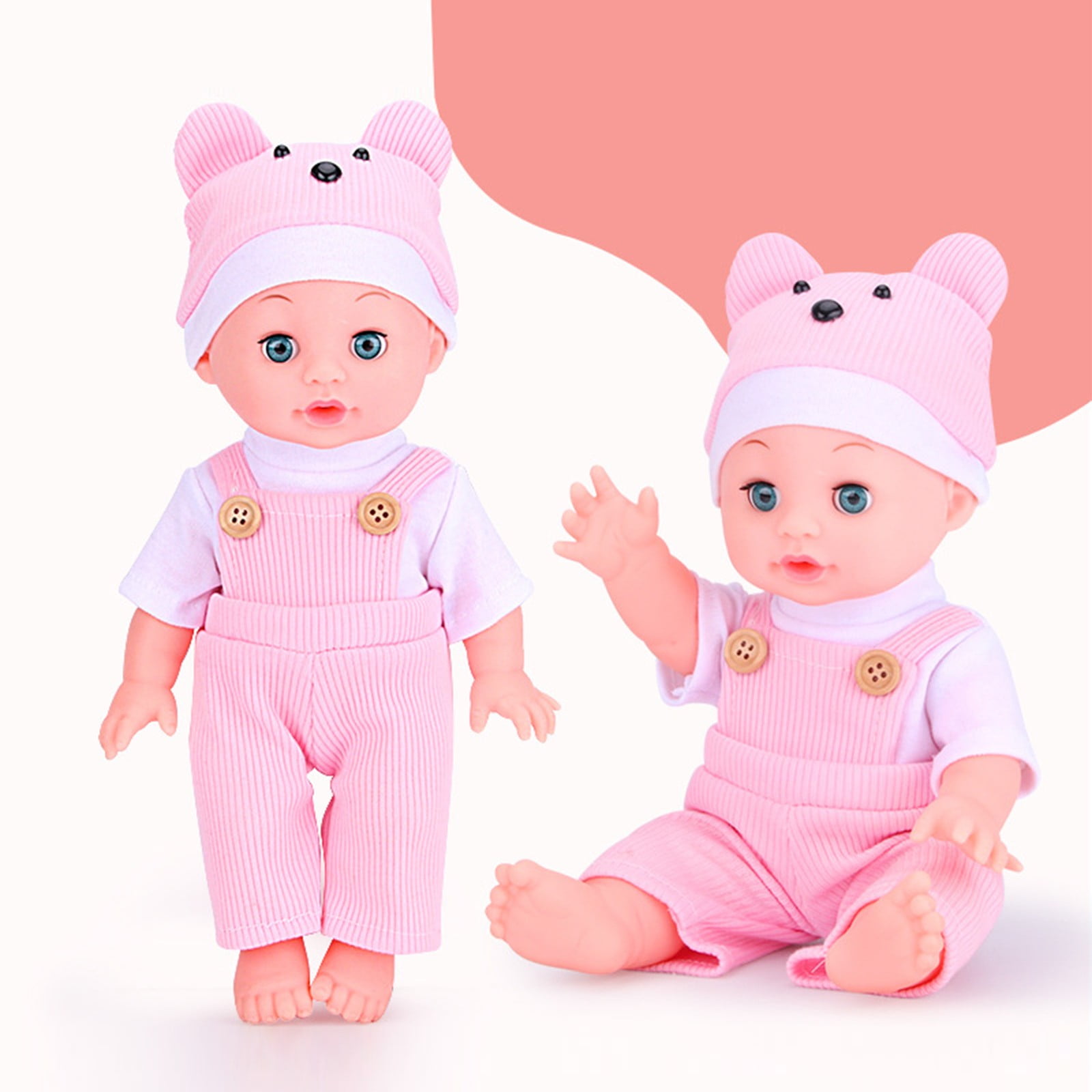 zdtodz 13 Inch Talking Baby Dolls for 3 Year Old Girls, Simulation ...