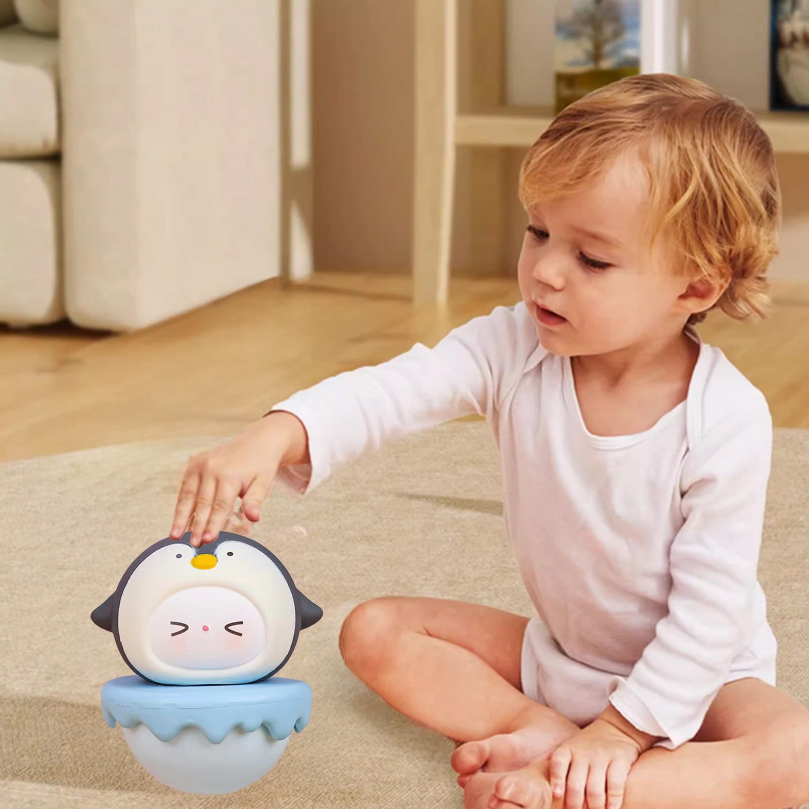 zdtodz Mini Tumbler Toys Cute Sheep Animal Toy,Cute Tumbler Toy Roly ...