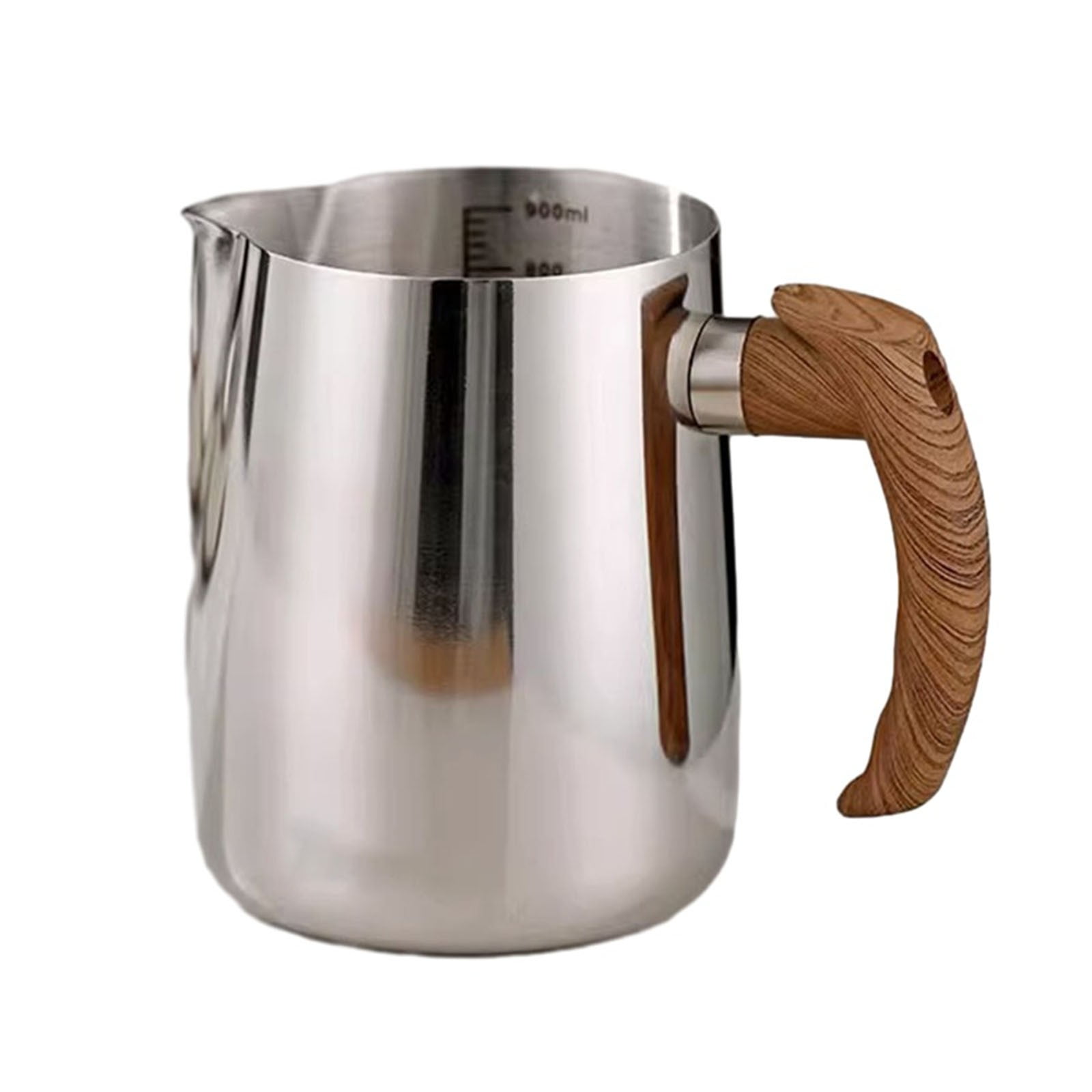 600/900Ml Stainless Steel Milk Frothing Jug Steaming Coffee Pitcher Eagle Spout (900ml - Pulled ...