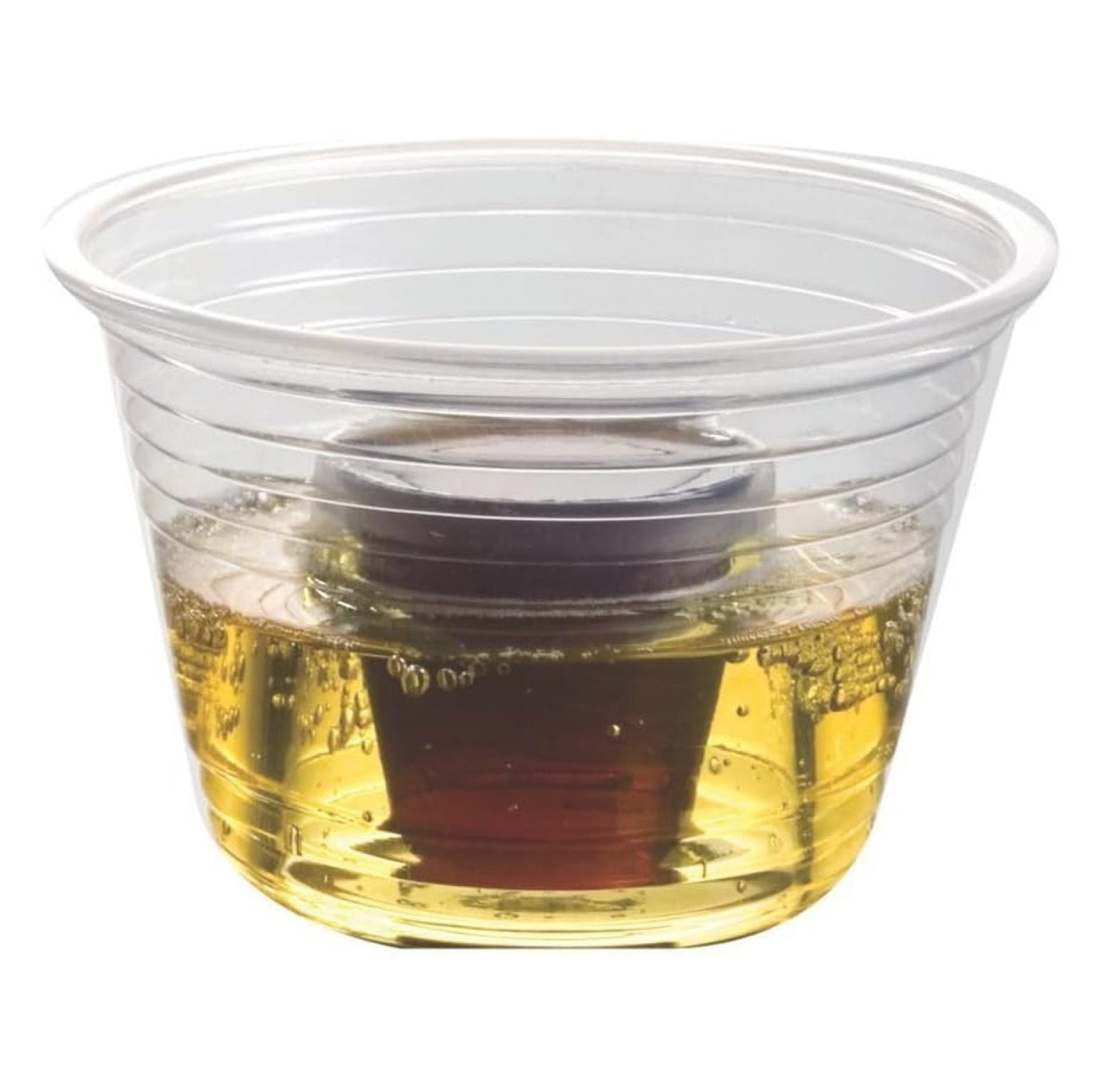 600 Clear Disposable Plastic Party Bomber Cups Power Bomber Cup Jager ...
