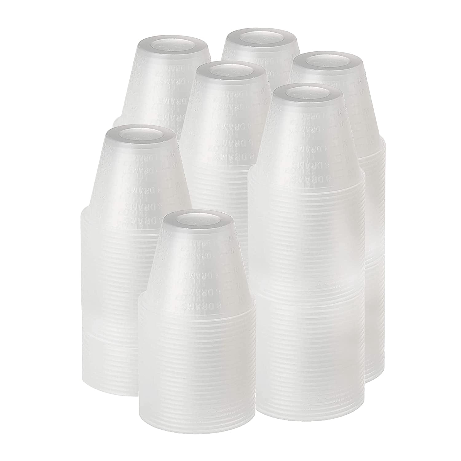 [600 Count - 1 oz.] Disposable Graduated Plastic Medicine Cups - For ...