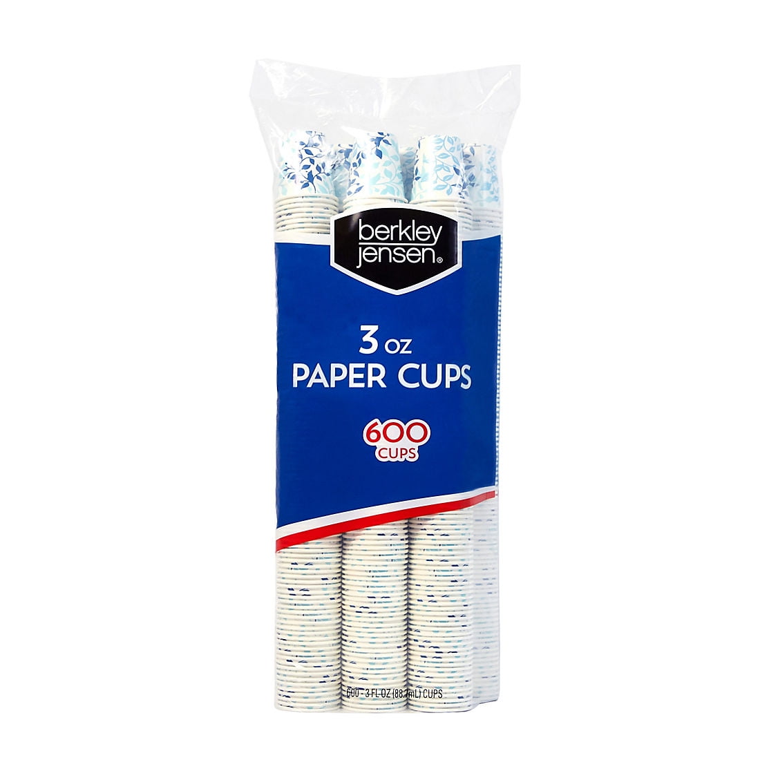 600 Count / 3 oz Berkley Jensen Paper Cups - Disposable Paper Cups ...