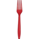 600 Count Bulk Pack Classic Red Bulk Plastic Forks - Walmart.com