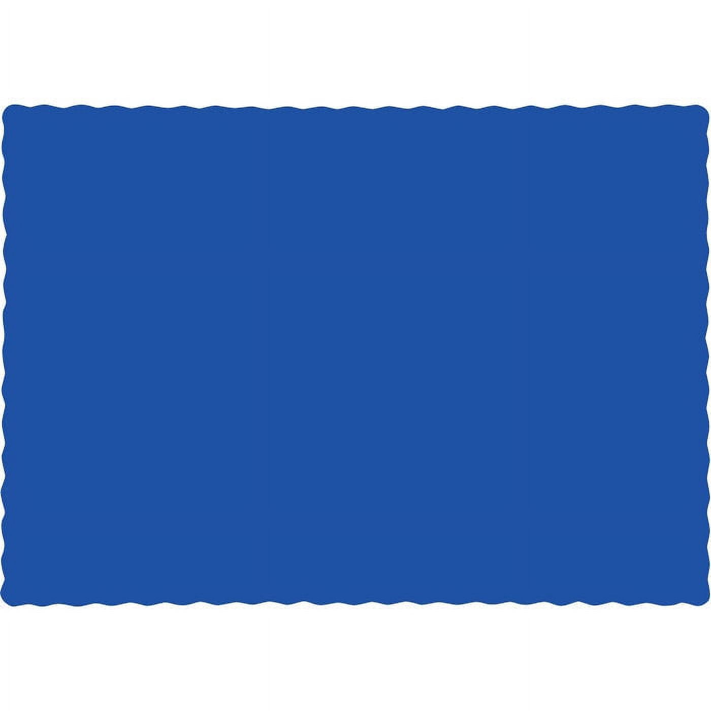 600 Count Bulk Pack Cobalt Blue Placemats Paper - Walmart.com