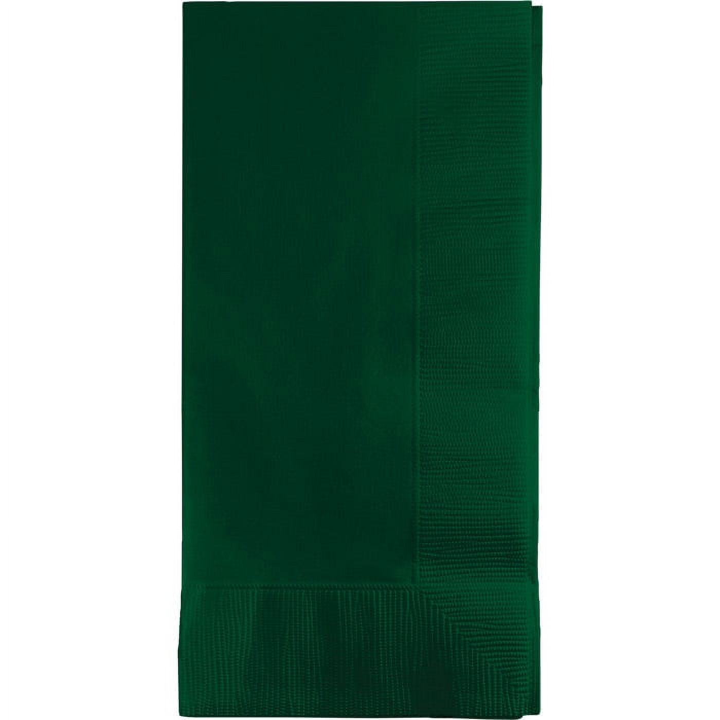 600 Count Bulk Pack Hunter Green 2 Ply Dinner Napkins - Walmart.com