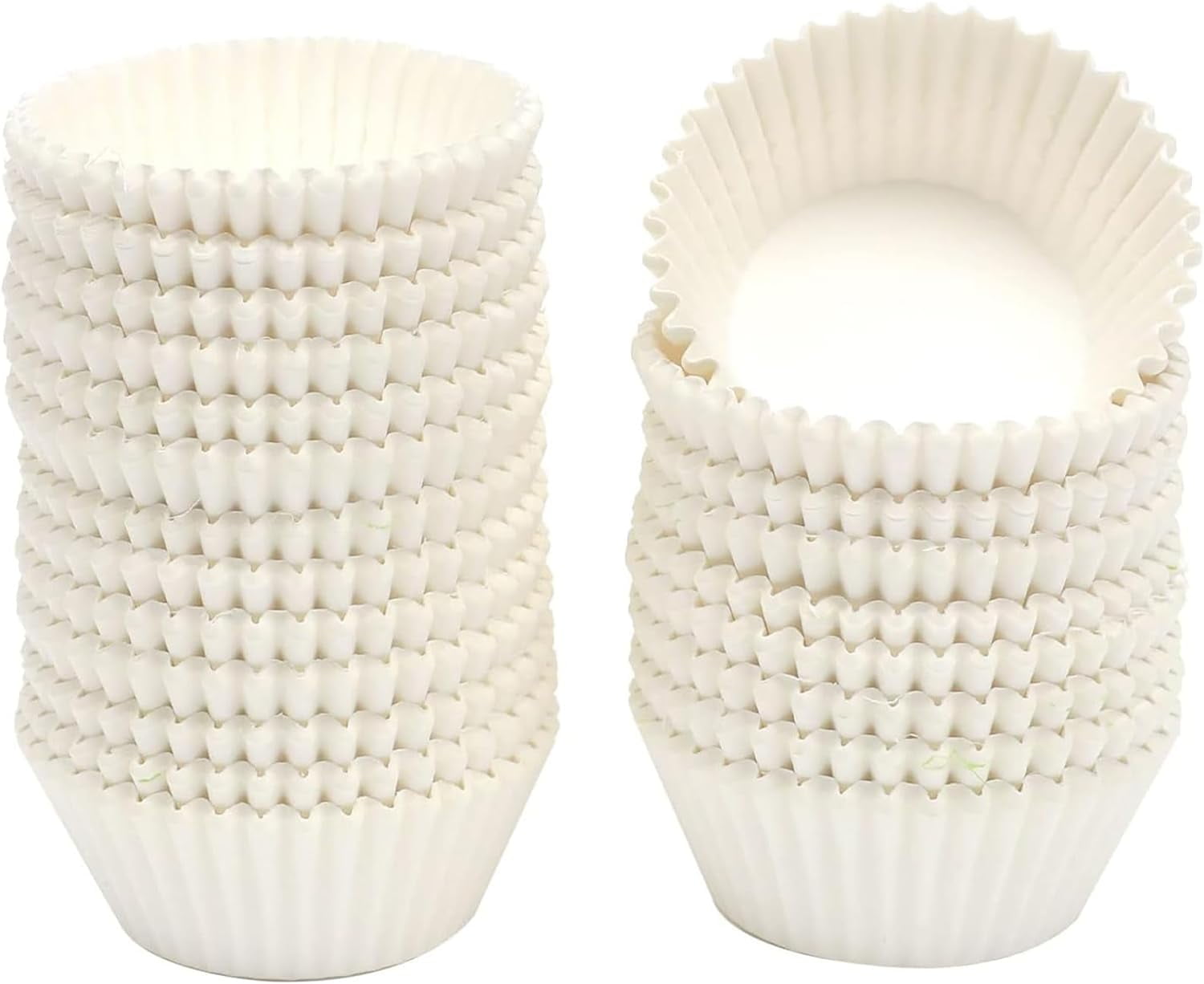 600-Count White Cupcake Liners: Food Grade Baking Cups for Cupcake ...
