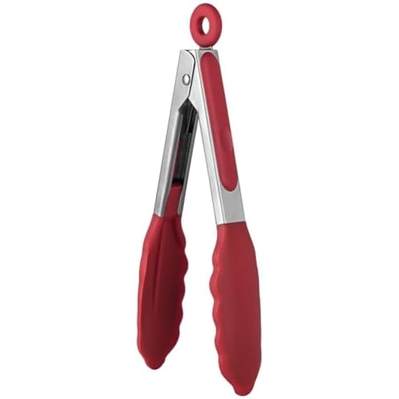 600ºF Heat Resistant Kitchen Tong: 7 inch Silicone Cooking Tong with ...