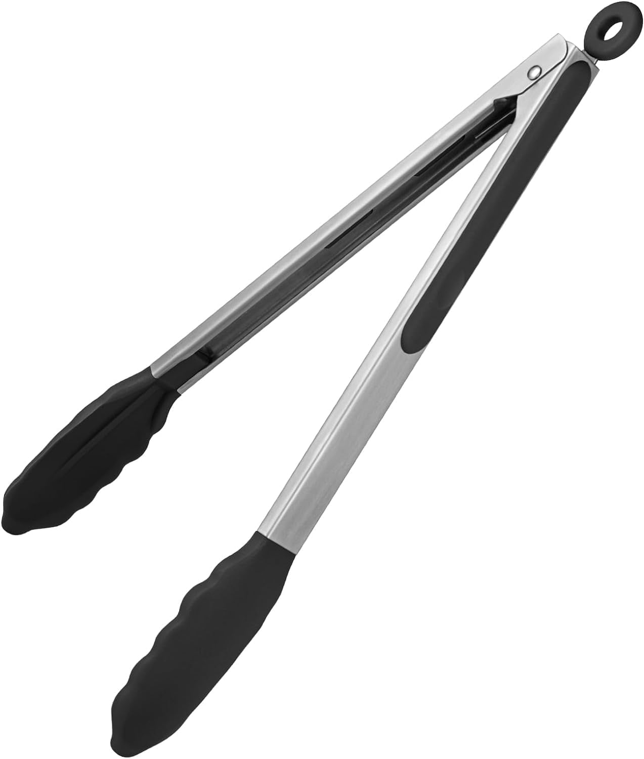 600°F Heat Resistant Kitchen Tongs: 7+9+12in Silicone Cooking Tong with ...