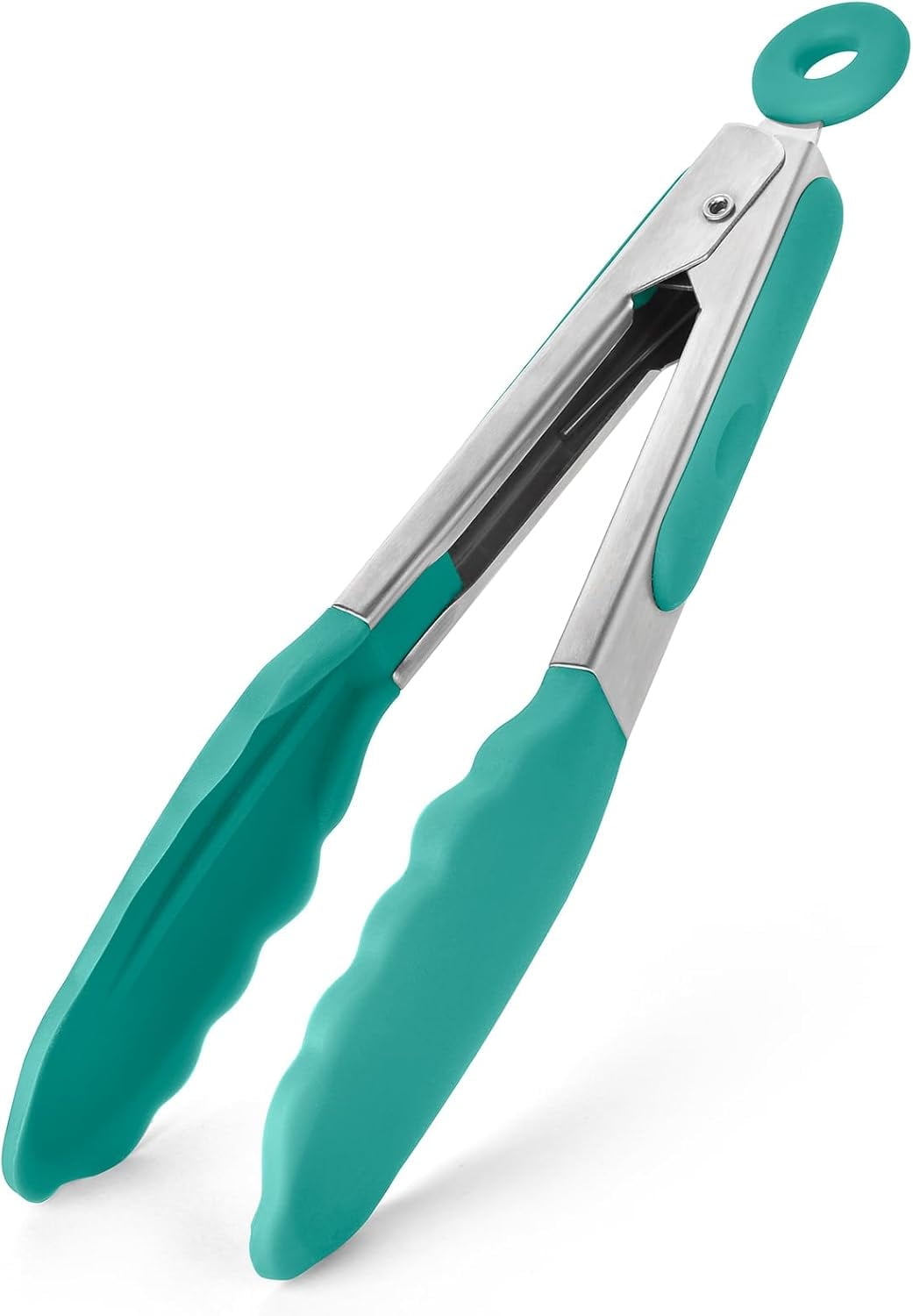 600°F Heat Resistant Kitchen Tongs: U-Taste 7in Silicone Cooking Tong ...