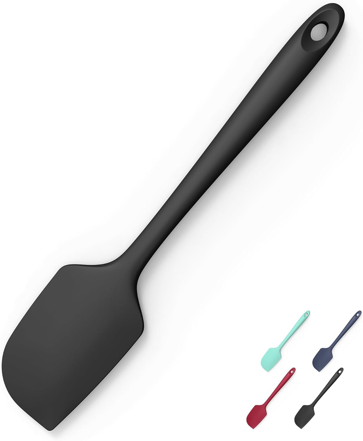 600°F Heat Resistant Silicone Spatula, High Temp Flexible Kitchen ...