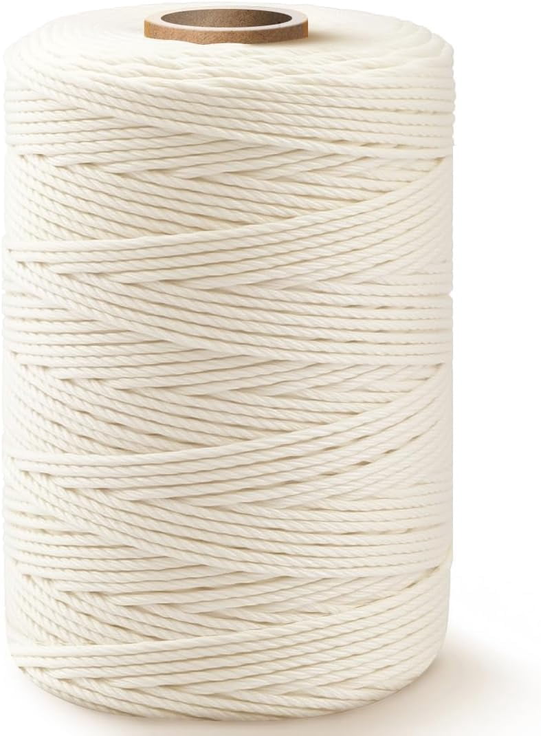 600 Feet 2mm Cotton Butcher Twine String Soft Food Safe for Cooking ...