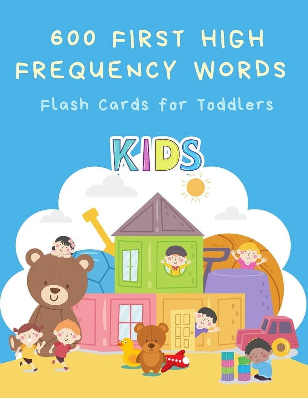 600 First High Frequency Words Flash Cards for Toddlers: Fun learning ...