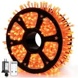 600 LED Orange Lights for Halloween Decorations, Halloween String ...