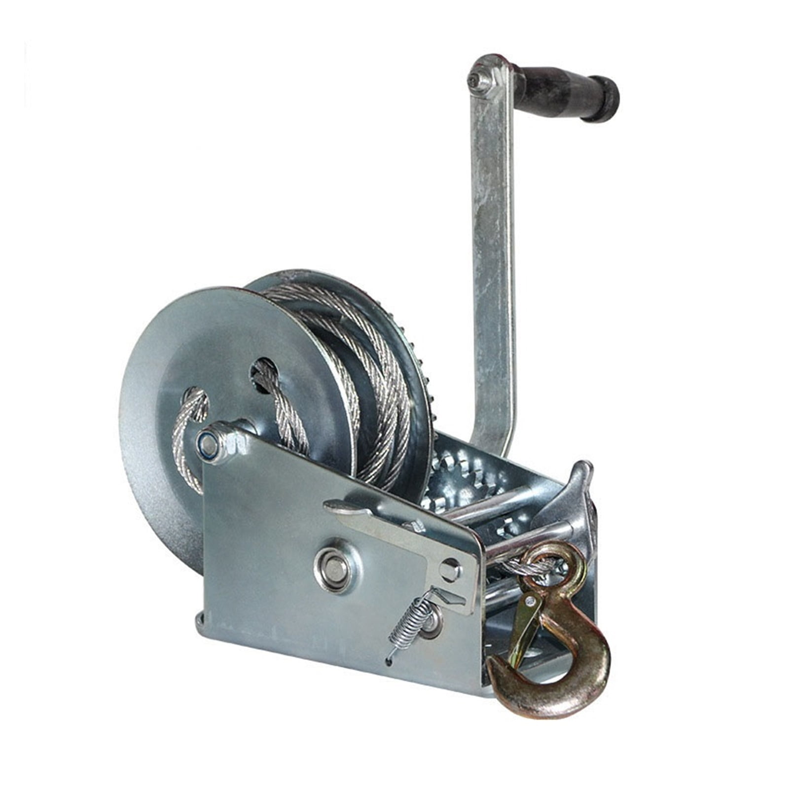 600 Lb-3000 Lb Wire Rope Lifting Winch Household Manual Hand Hoisting Winch Self-locking ...