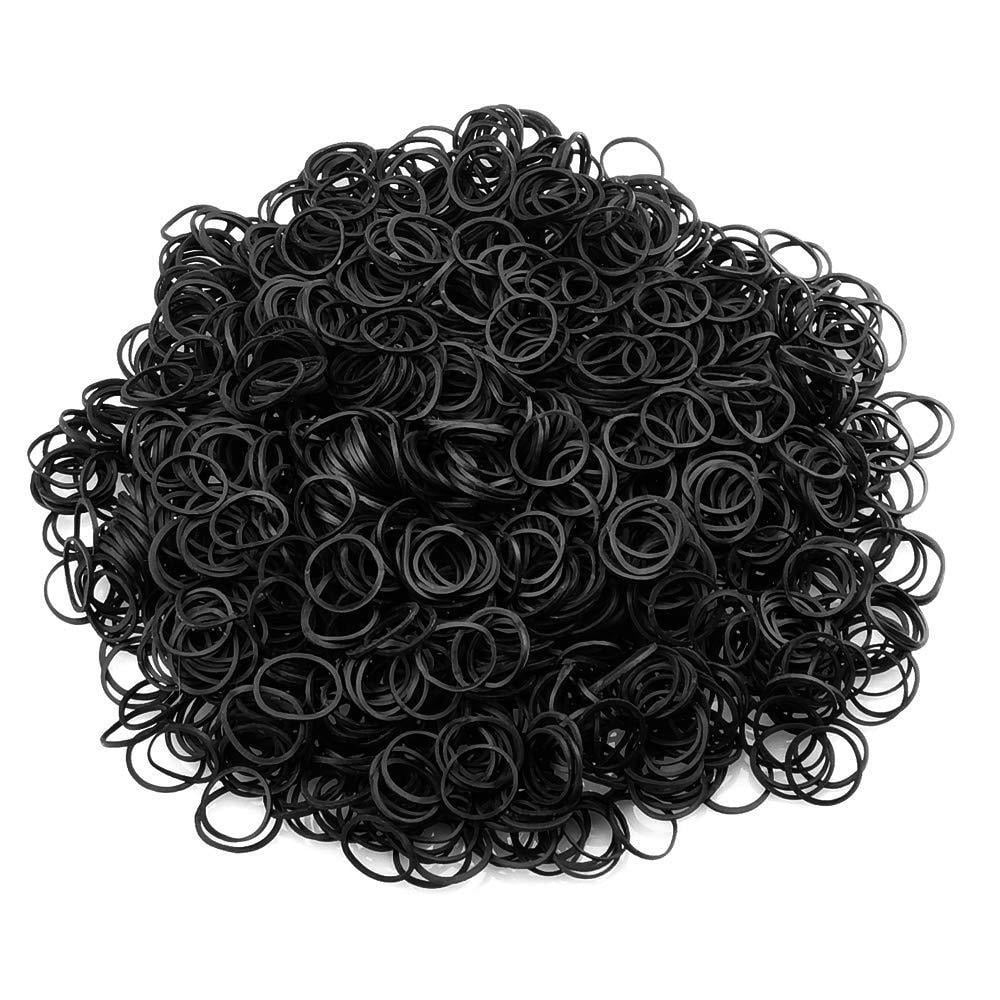 600 Mini Rubber Bands Soft Elastic Bands for Kid Hair Braids Hair-Soft ...