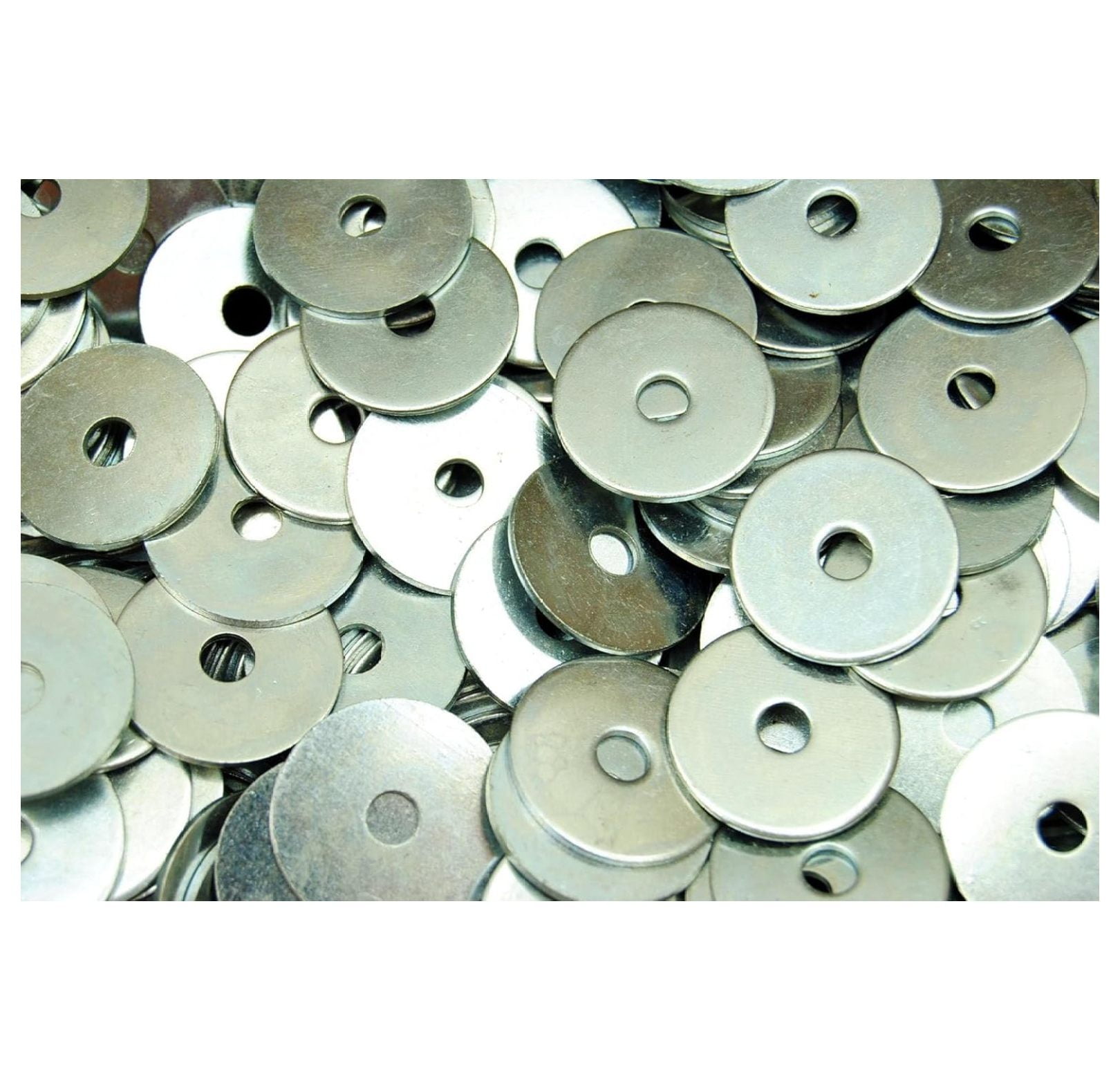 (600) Oversized #10 Fender Washers 3/16 x 1" OD - Zinc Plated - Walmart.com