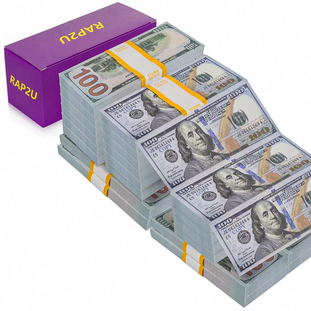 600 PCS Movie Paper Props Fake Bills Realistic Cash 60,000 Dollars For ...